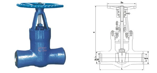 Z61H高温高压焊接闸阀_浦首船用阀门生产厂家